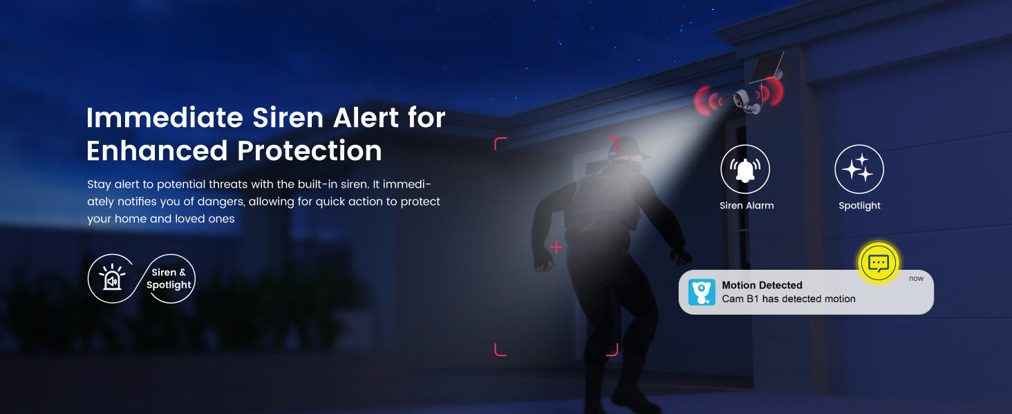 Litokam B1 Outdoor Battery Camera(Solar)