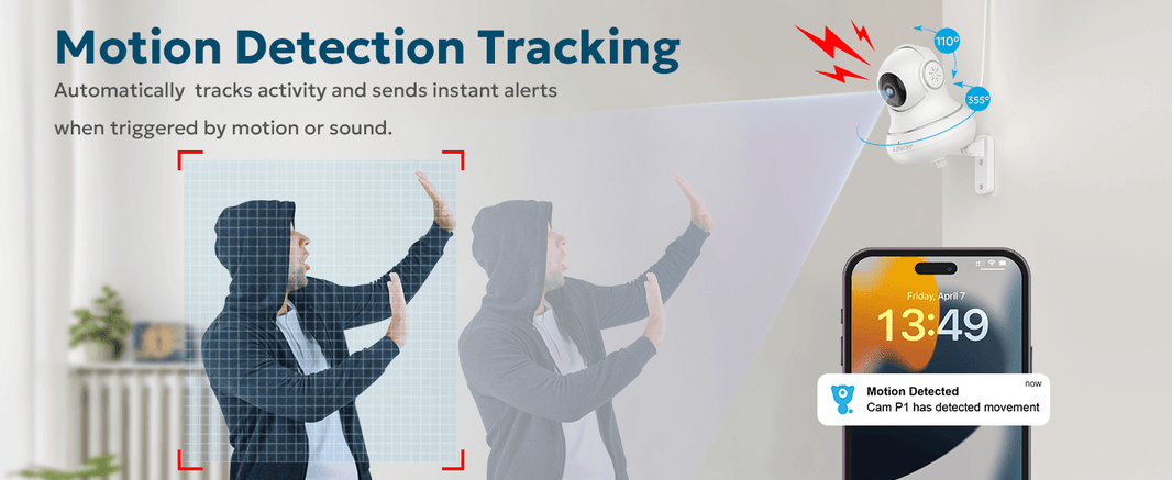 Litokam P1 Indoor Camera(5MP, Wired)