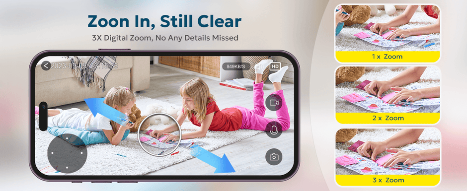 Litokam P1 Indoor Camera(5MP, Wired)