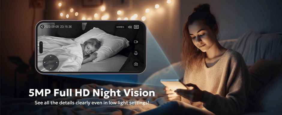 Litokam P1 Indoor Camera(5MP, Wired)